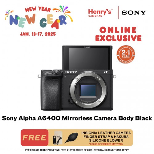 SONY ALPHA a6400 (BODY) BLACK